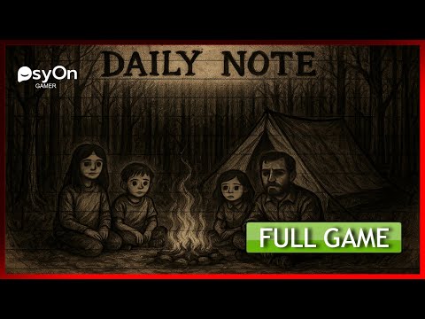 Daily Note – Full Gameplay Walkthrough | No Commentary | Psychological Thriller