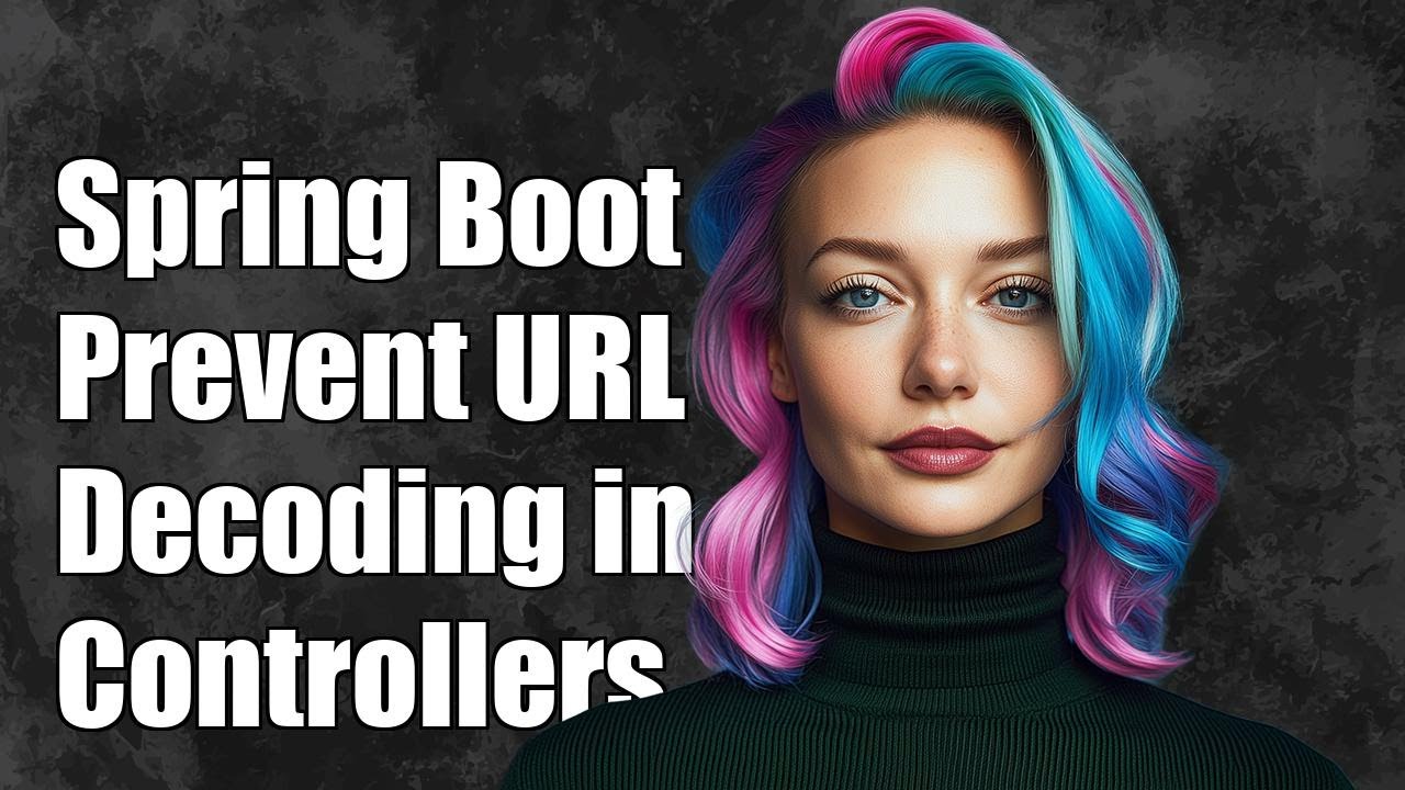 Spring Boot: How to Prevent URL Decoding for @RequestParam in Controllers