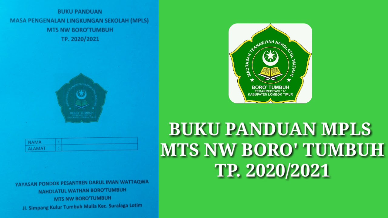 BUKU PANDUAN MPLS MTS NW BORO' TUMBUH.