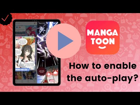 How to enable the auto-play mode on MangaTOON?