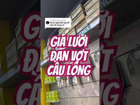 Giá lưới đan vợt cầu lông #cầulông #vnb #badminton #bmt #buônmathuột #giárẻ #review