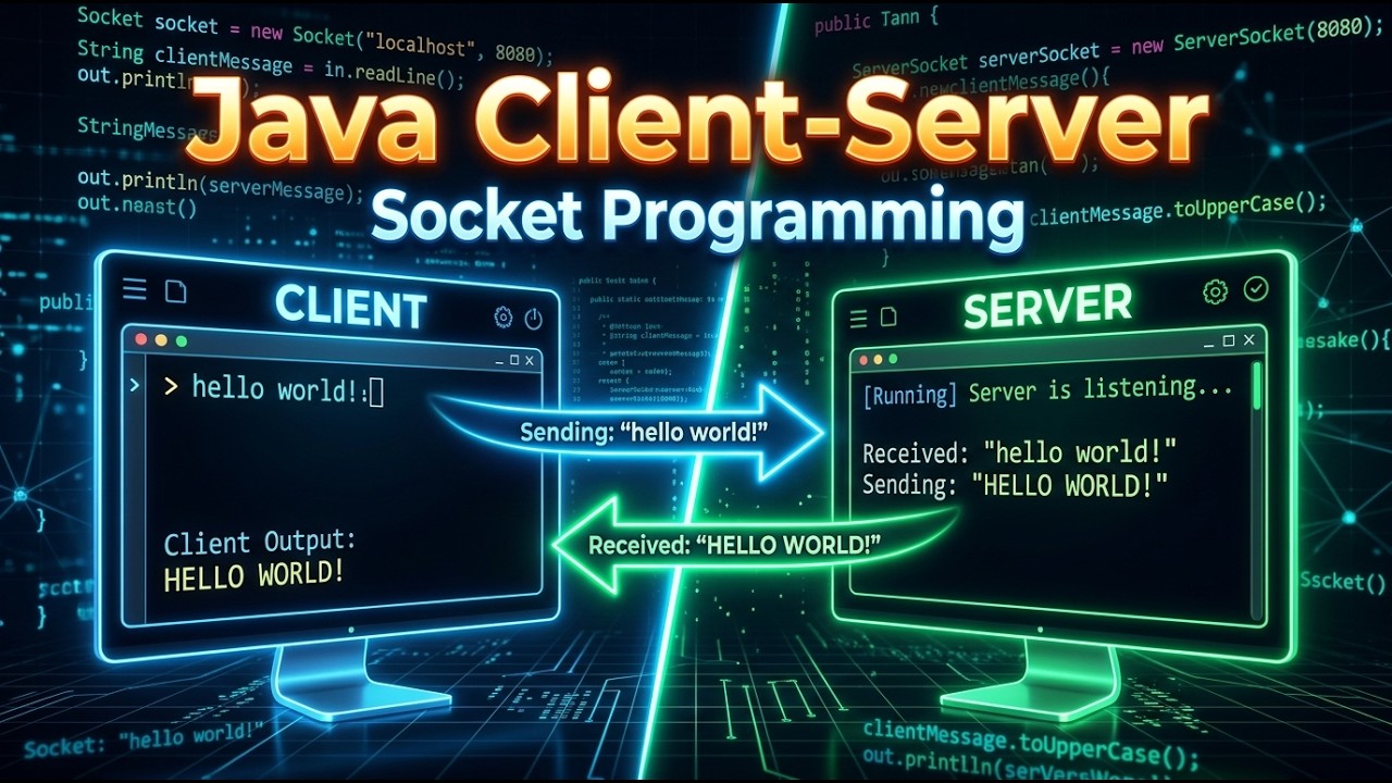 Build a Client-Server System in Java | Step-by-Step Socket Programming