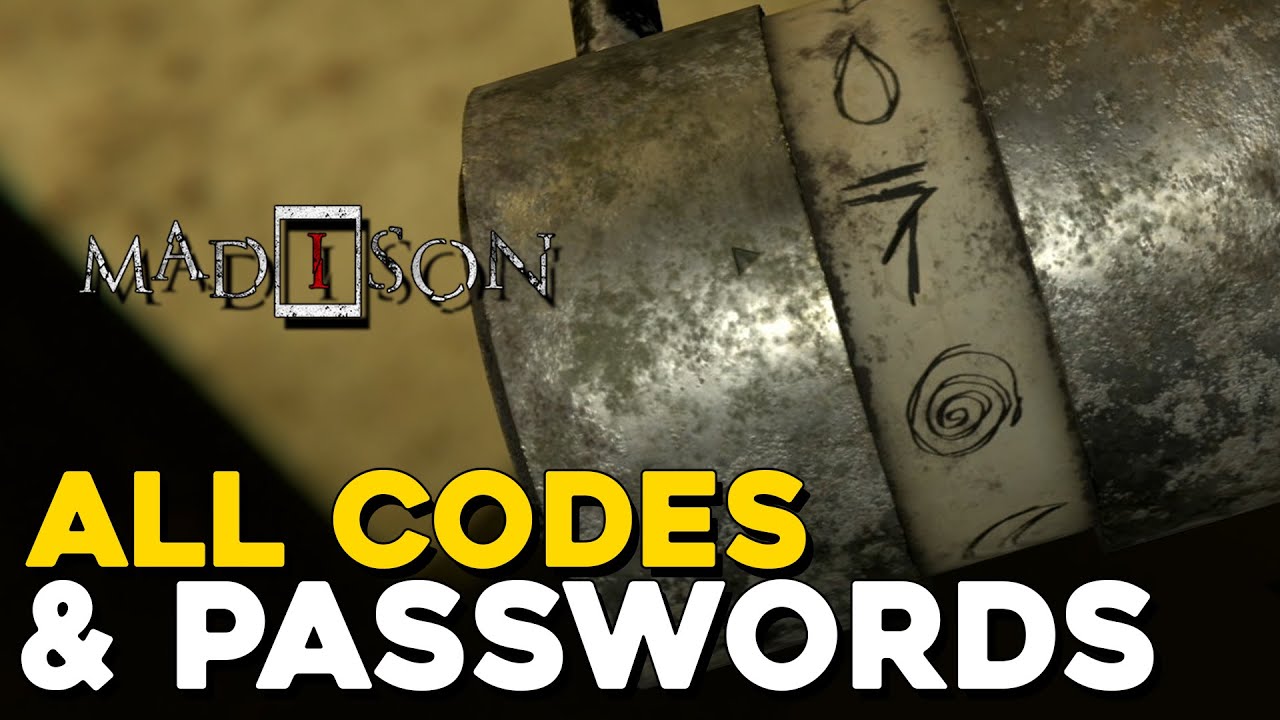 Madison All Safe Codes & Passwords