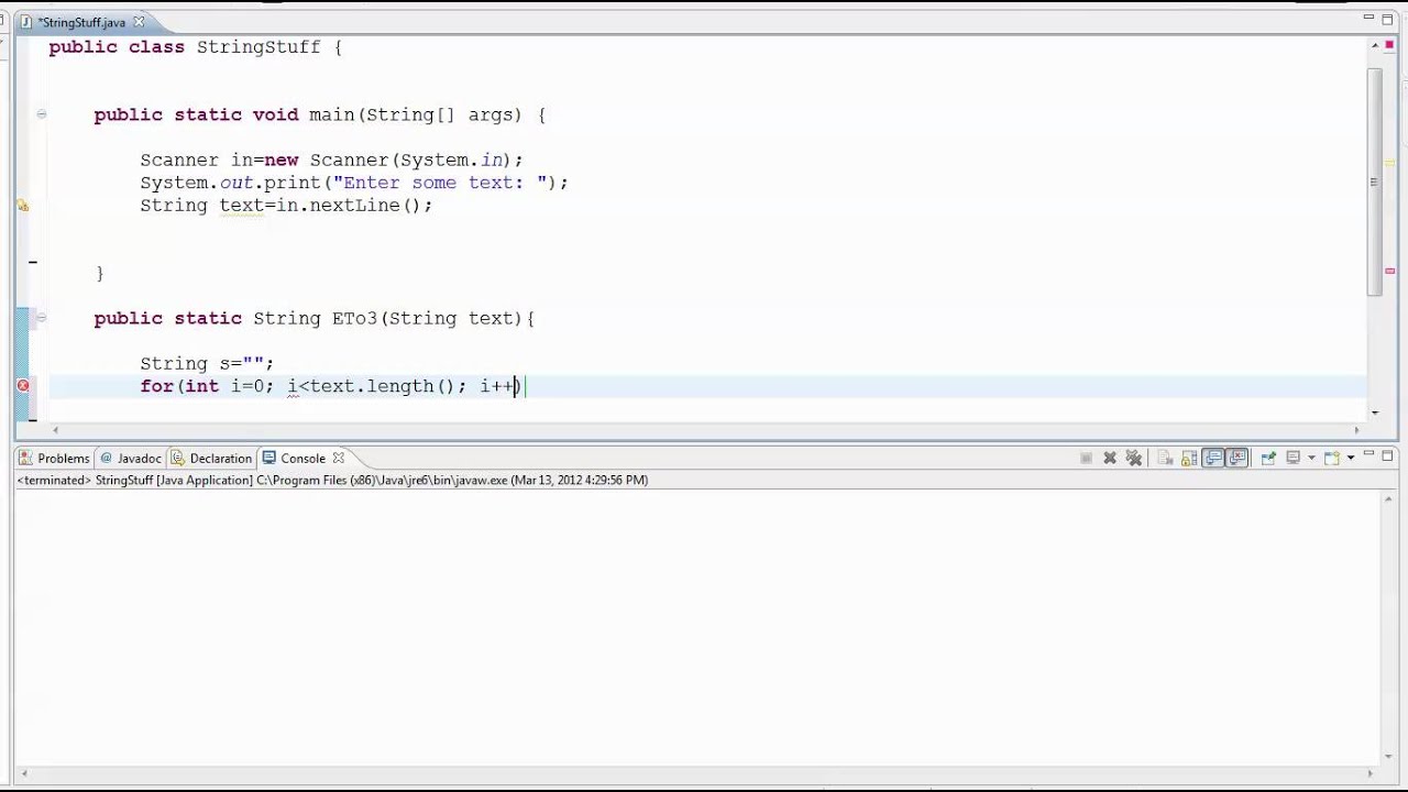 Concatenating Strings in Java with Selection