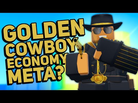 Golden Cowboy Rebalance Review | Roblox TDS Golden Cowboy Update
