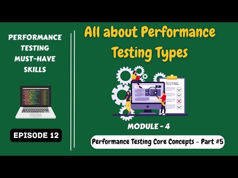 Ep 12 | Performance Testing Core Concepts | 🚀 All about Performance Testing Types?🚀