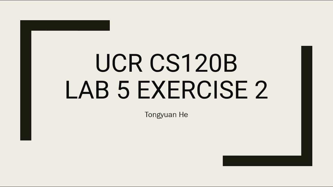 UCR CS120B Lab 5 Exercise 2