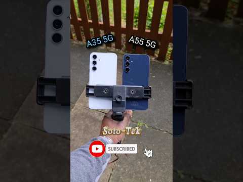 Galaxy A55 vs A35 camera test. FULL VIDEO ON THE CHANNEL.