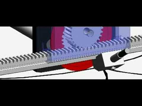 Involute Gear Tooth Profile Drafting Mechanism
