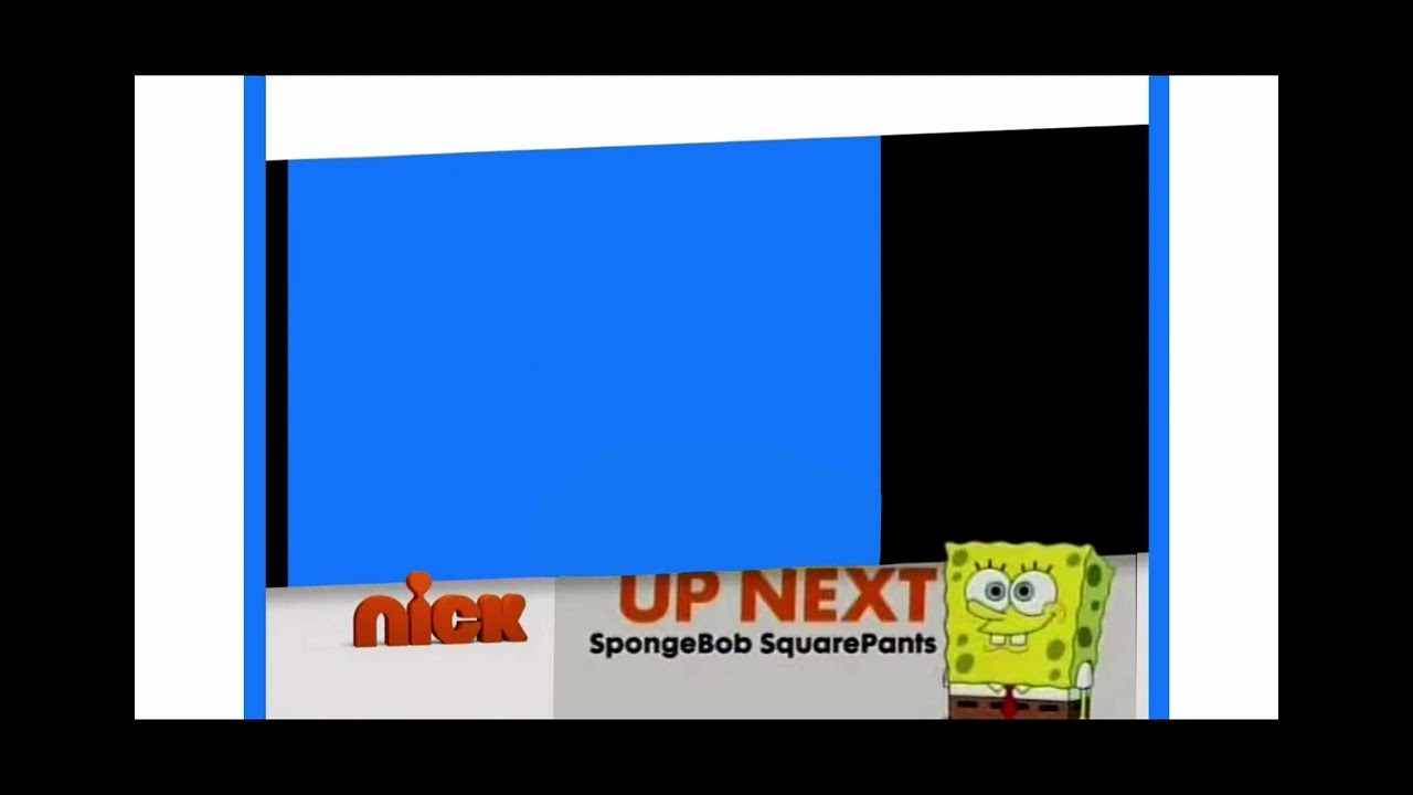 Nickelodeon Split Screen Credits Blue Screen Template (SpongeBob SquarePants)