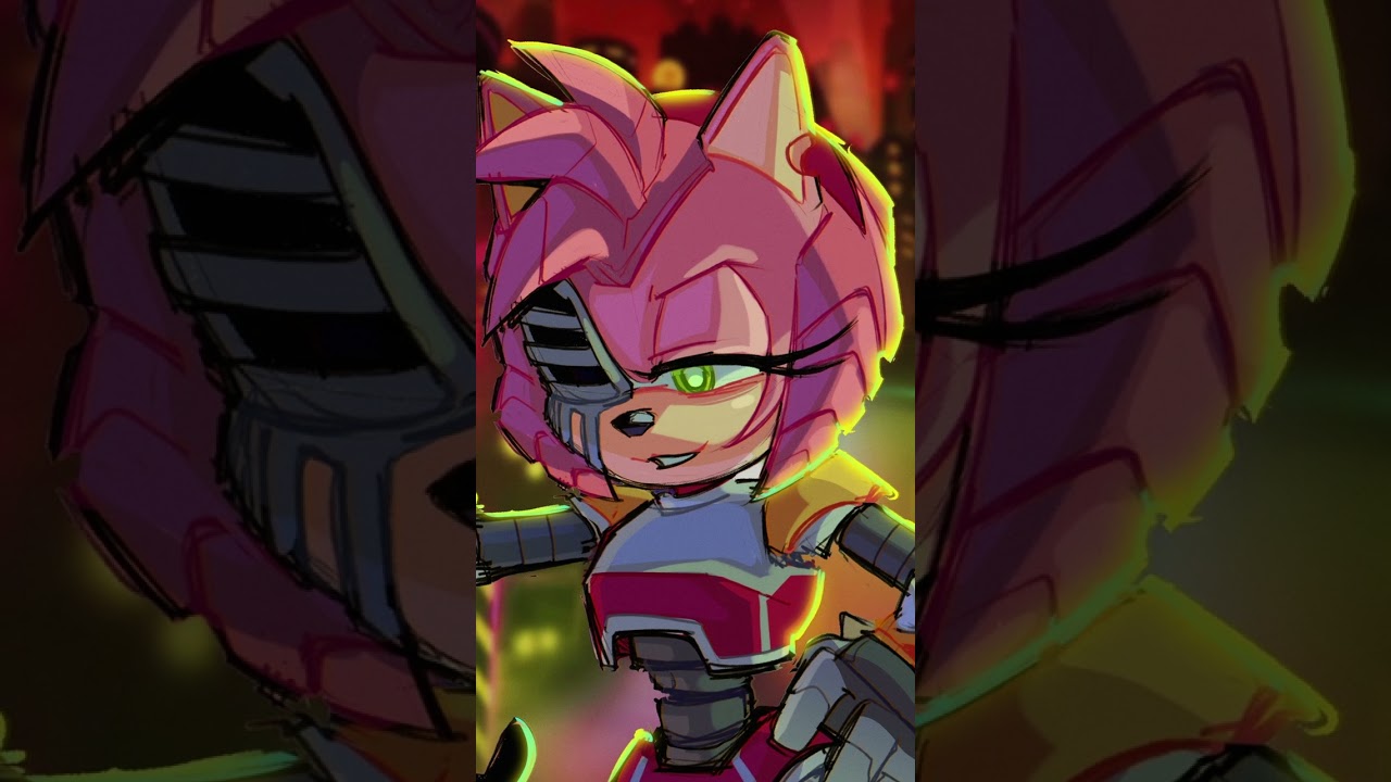 Rusty Rose FLIRTS with Sonic?! - [Sonic Prime Comic Dub]