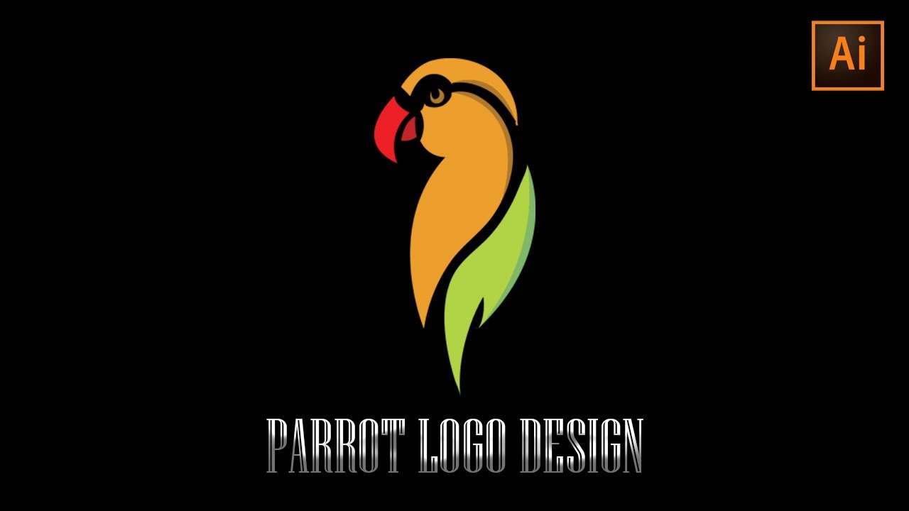 Parrot logo design | Professional logo design | illustrator tutorial 2022