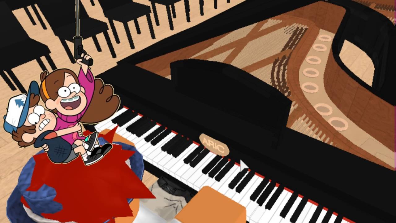 ROBLOX Gravity Falls Theme Song // Virtual Piano
