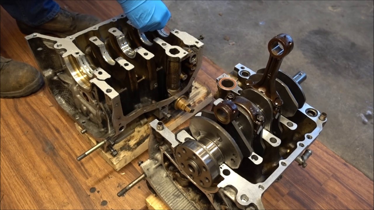 Installing a Subaru crankshaft