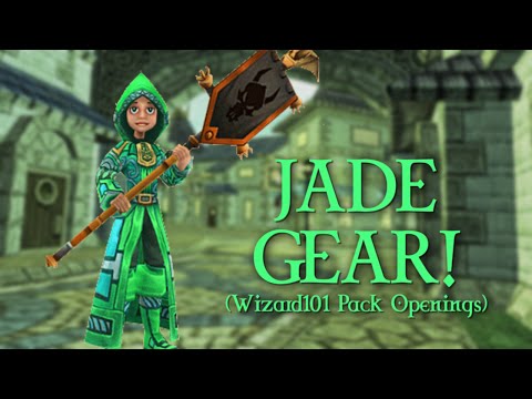 Jade Gear! (Wizard101 Pack Openings!)