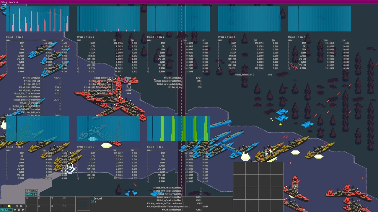 RTS game engine performance showcase