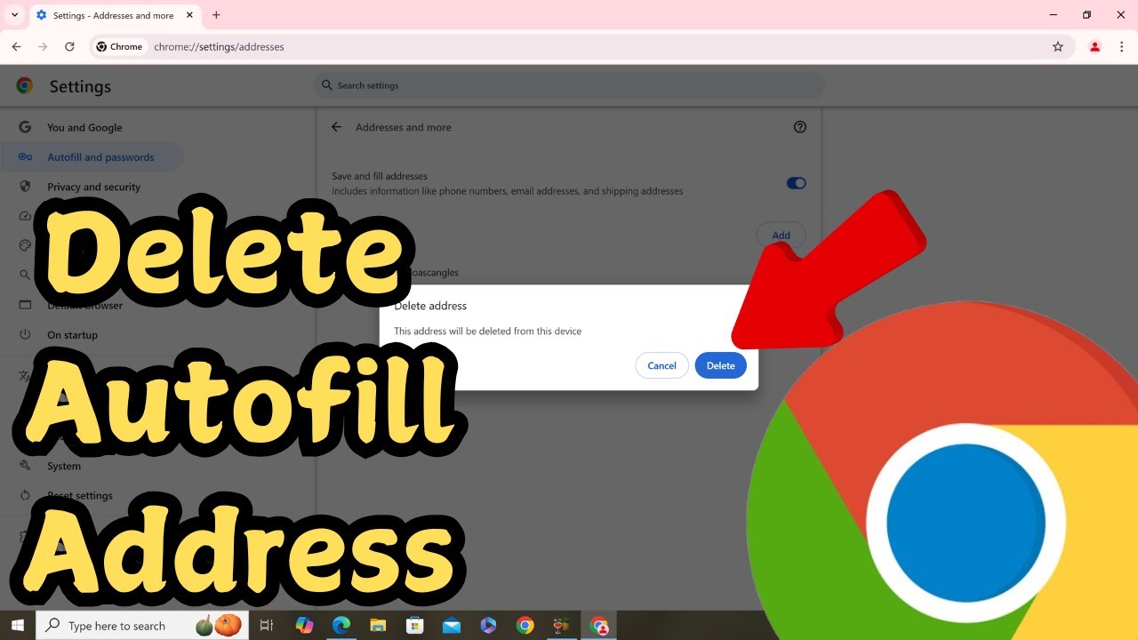 How to Delete Unwanted Autofill Entries in Chrome (2025)