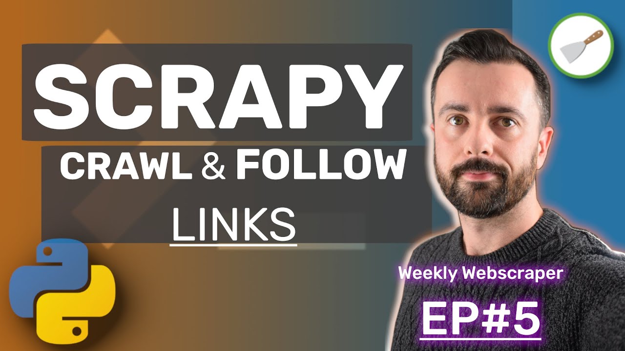 Crawl and Follow links with SCRAPY - Web Scraping with Python Project