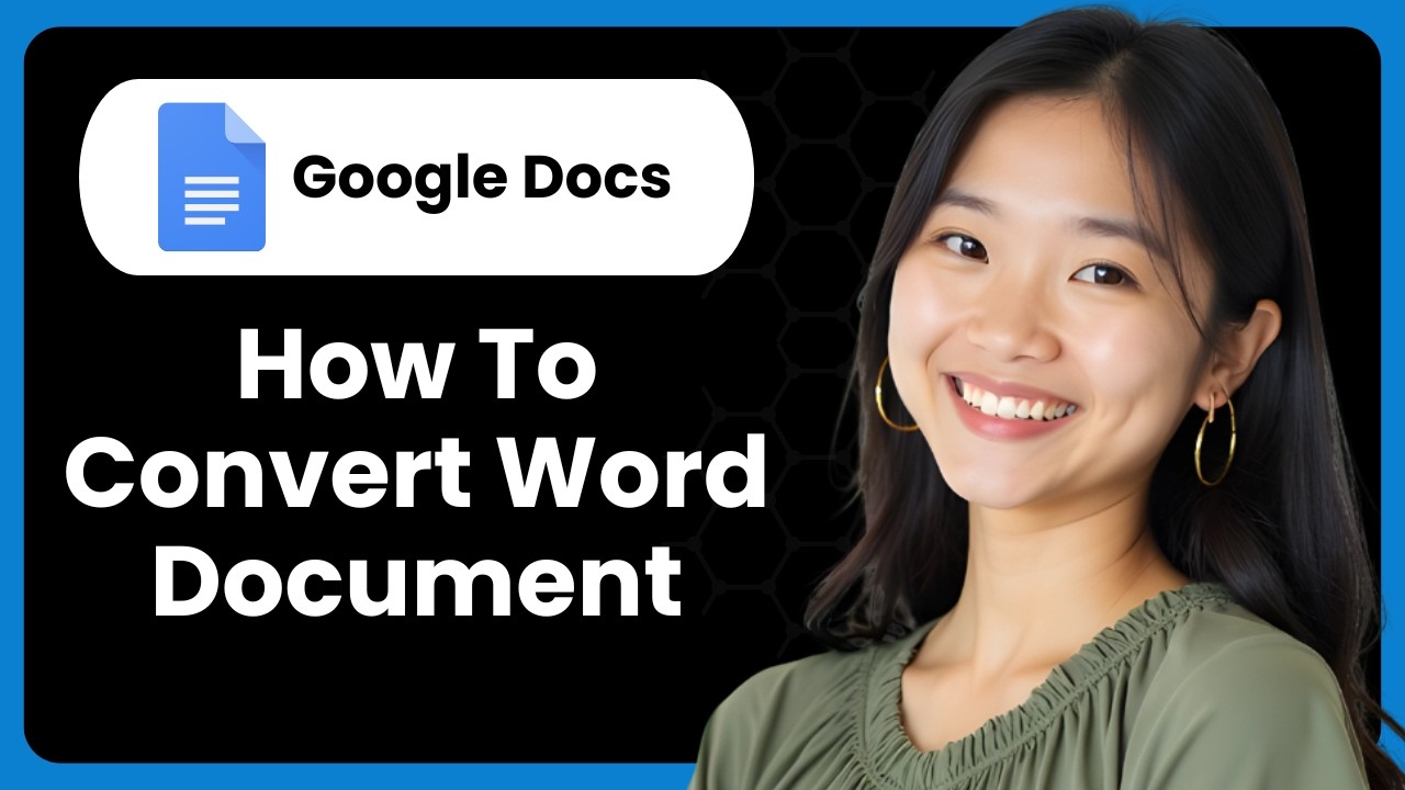 How To Convert A Word Document To Google Docs