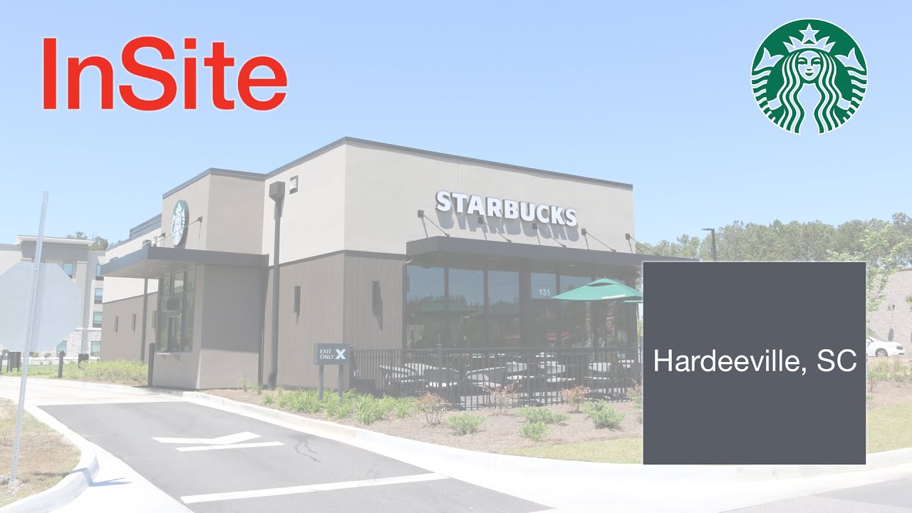 InSite Real Estate | Starbucks Retail Build-to-Suit - Hardeeville, SC