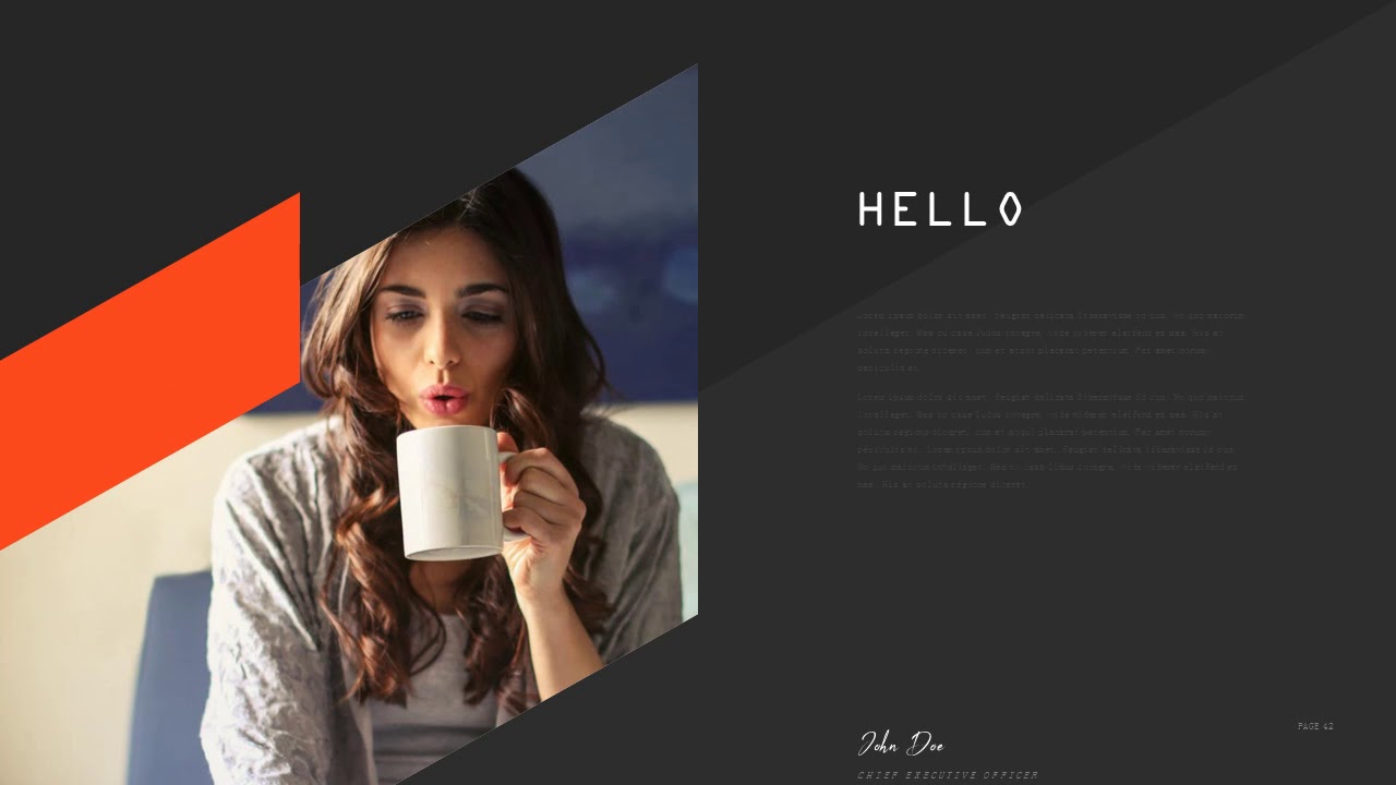 Great business report PowerPoint design