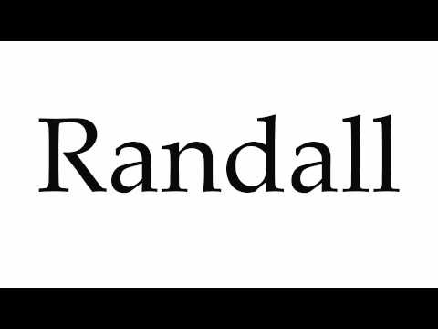 How to Pronounce Randall