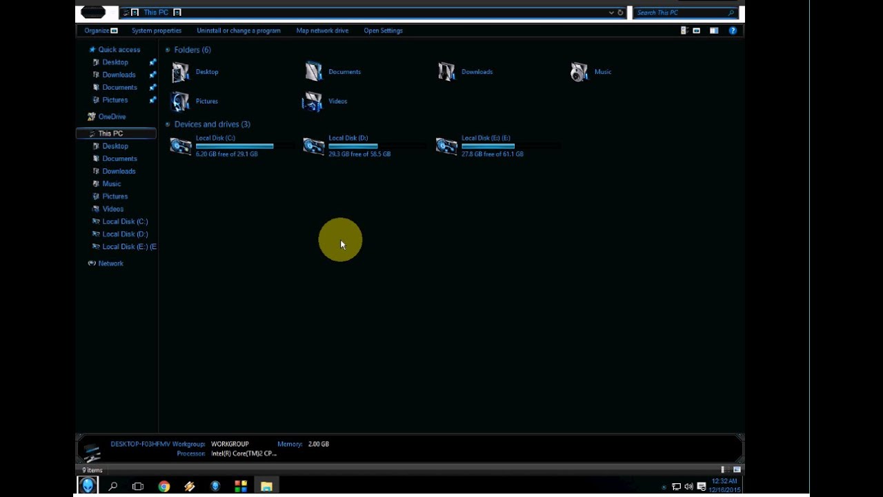 How to Install Dark Theme for Windows (Alienware Theme)