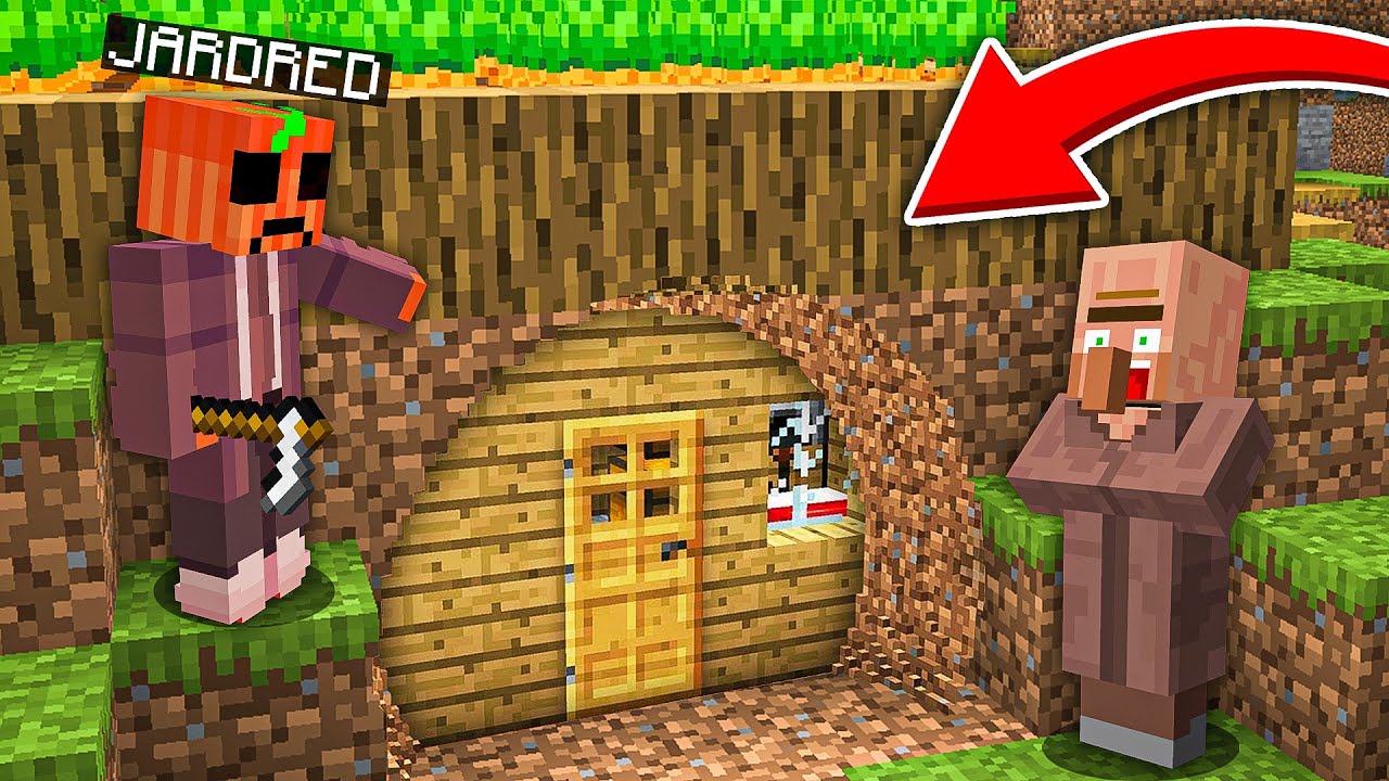 Villagers Hiding from Me in Secret Bases!