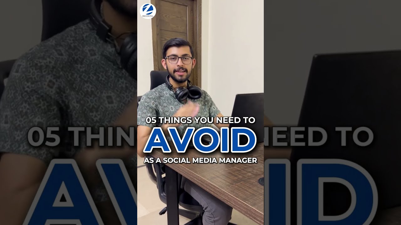 Top 5 Mistakes to Avoid as a Social Media Manager 🚫 | Essential Tips from Zed Digitals