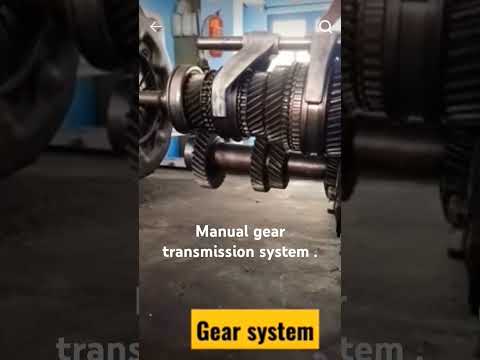 Manual gear transmission system.