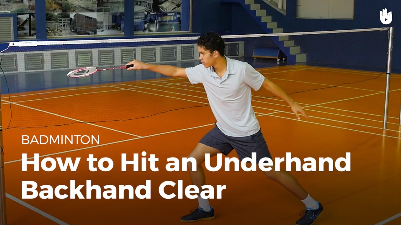 How to Hit an Underhand Backhand Clear - How to Play Badminton | Sikana
