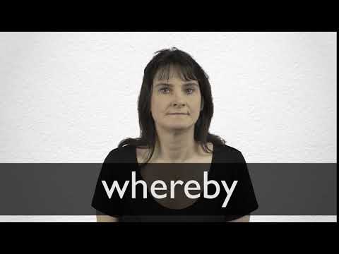 WHEREBY definition and meaning | Collins English Dictionary