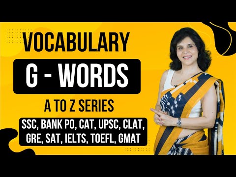 English Vocabulary: G Words With Meaning | Synonyms and Antonyms – Chet ...