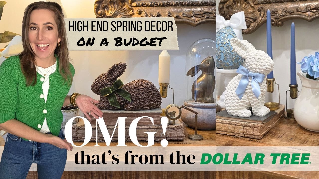 Dollar Tree Spring DIYs High-End Decor Makeovers You Won’t Believe Spring DIY Ideas #whatnotpartner