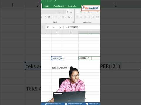 Excel Tricks - Formula for Upper and Lower Case | #microsoft #data #shortcuts