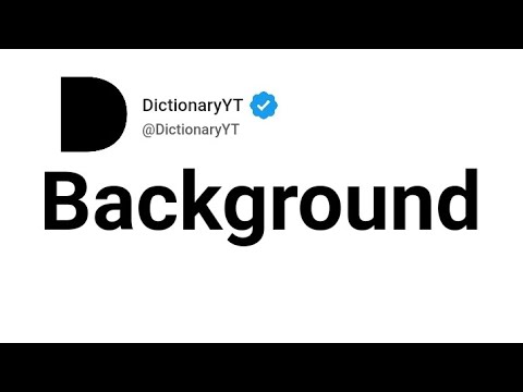 Background Meaning In Bengali