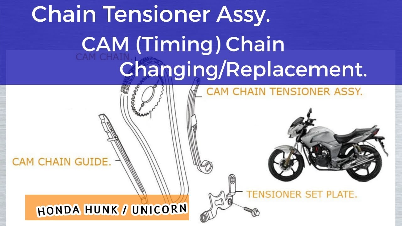 Hero Hunk /Xtream / Unicorn Timing chain and guide replacing procedure.