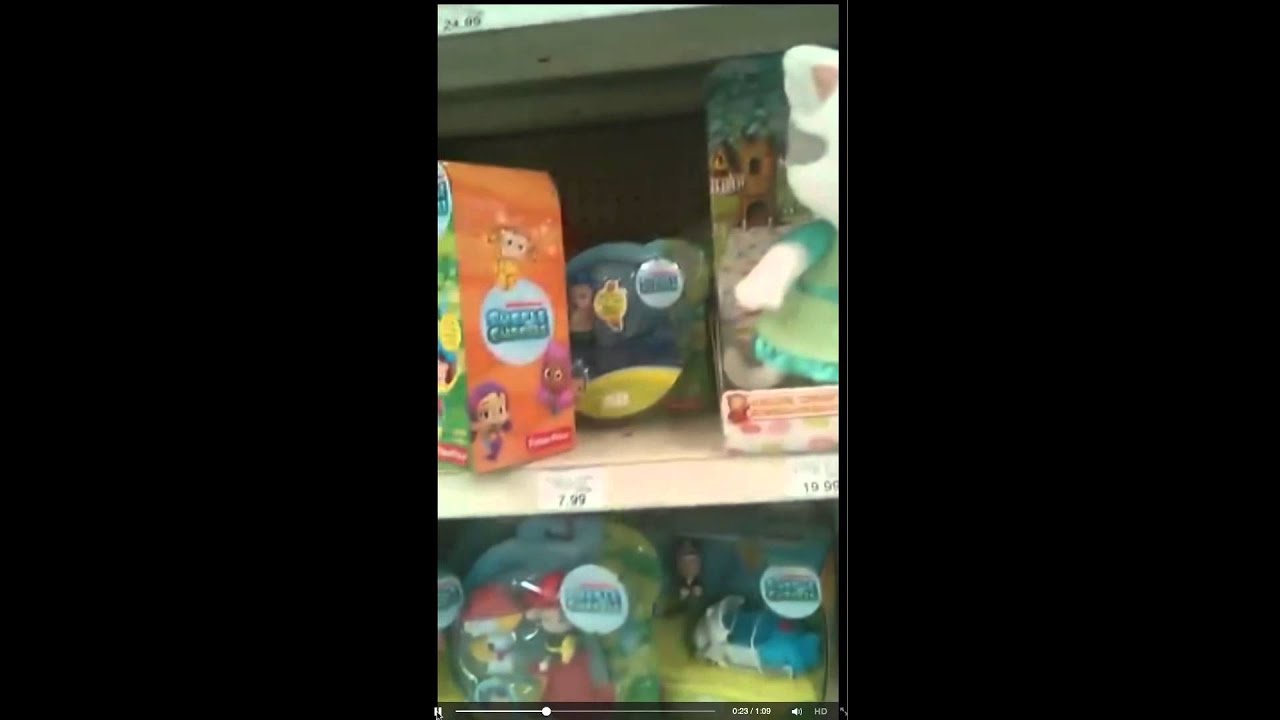 Toys R Us Video   Bubble Guppies Display