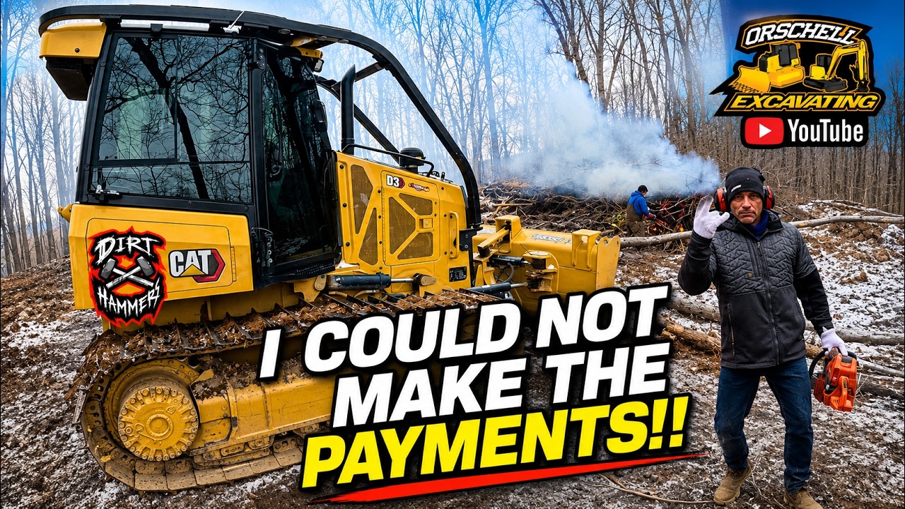 WHAT AM I DOING OUT HERE?! Land Clearing With The CAT D3 & CAT 275!!
