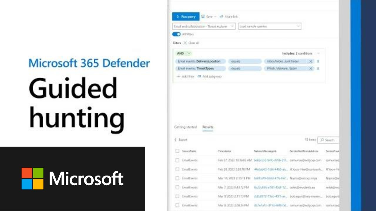 Microsoft 365 Defender: Guided hunting