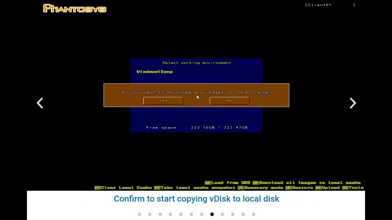 Quick trial via Phantosys cloud