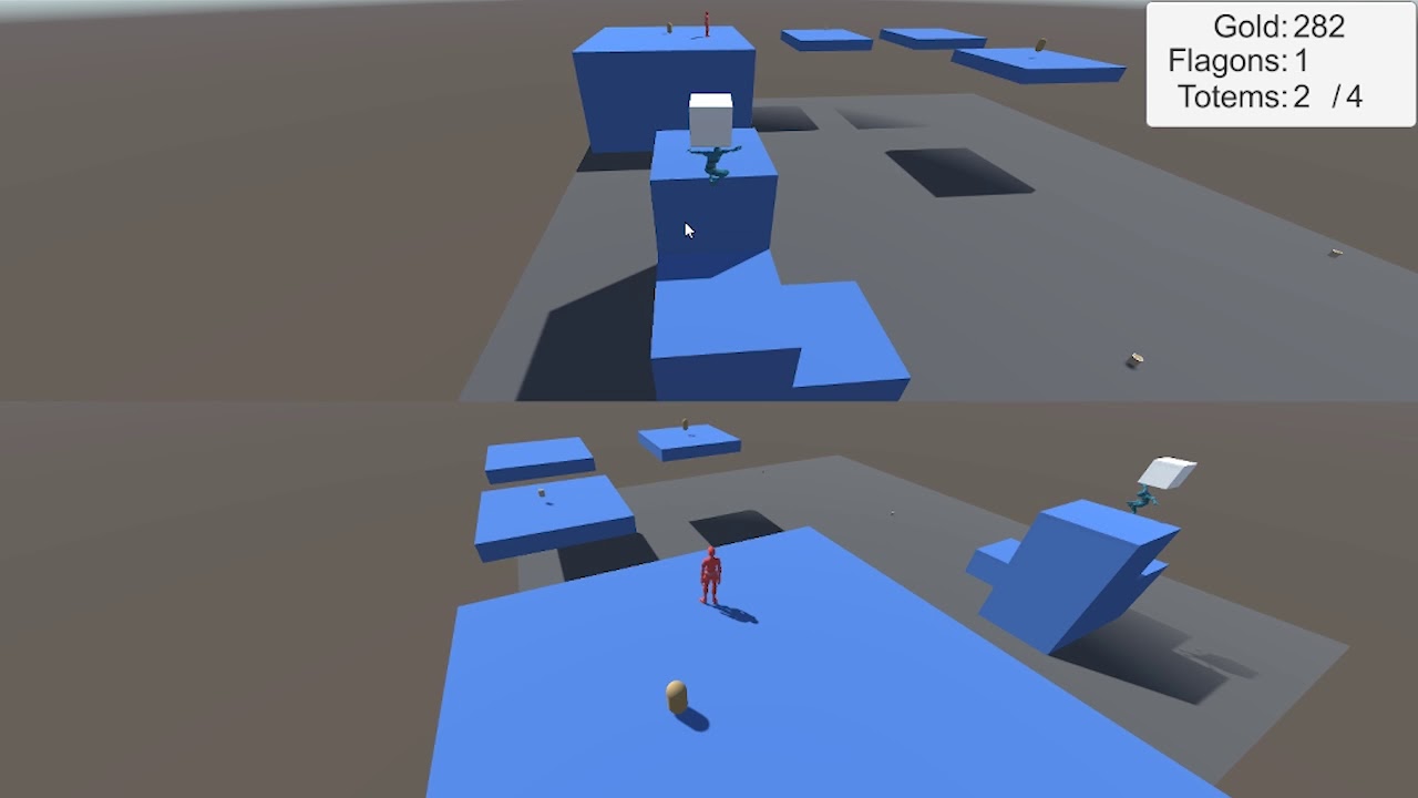 Unity - Split-Screen co-op prototype