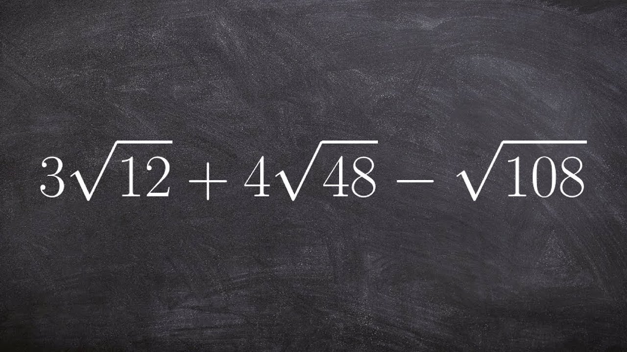 Simplifying radical expressions and then combining them