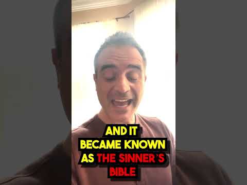 What is the Sinner’s Bible?