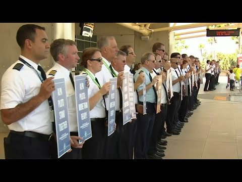 Nationwide pilot protest over working conditions includes Orlando International Airport
