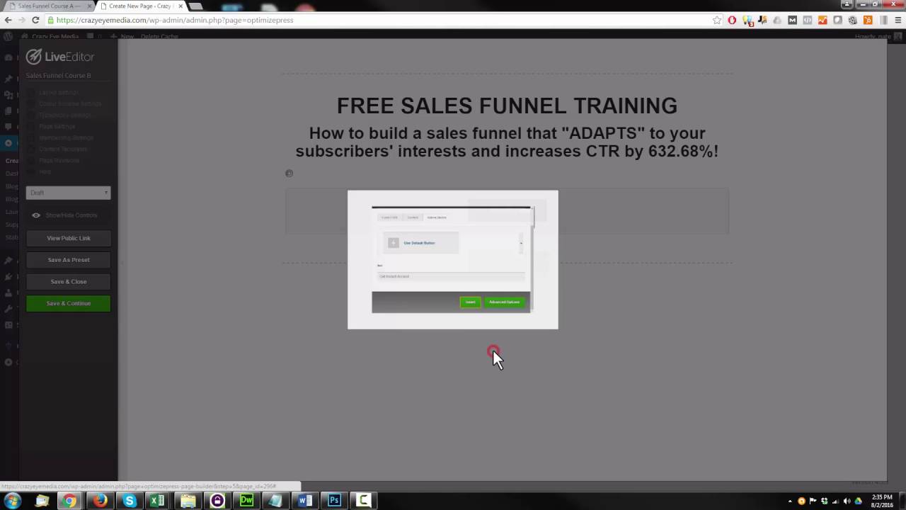 How To Build A Page From Scratch With OptimizePress