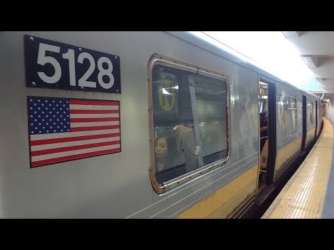 ᴴᴰ R68/A Howling Motors (N) Action (#5128 With New Flag Bonnet)