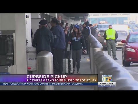 LAX ending curbside pickup for ride-hailing services