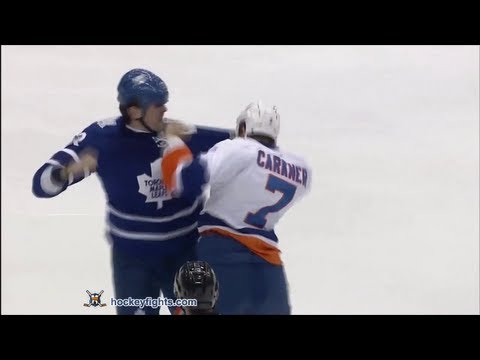 Matt Carkner vs. Frazer McLaren, April 18, 2013 - New York Islanders vs ...