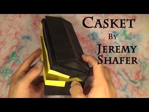 Origami Casket by Jeremy Shafer | The Secrets of Origami